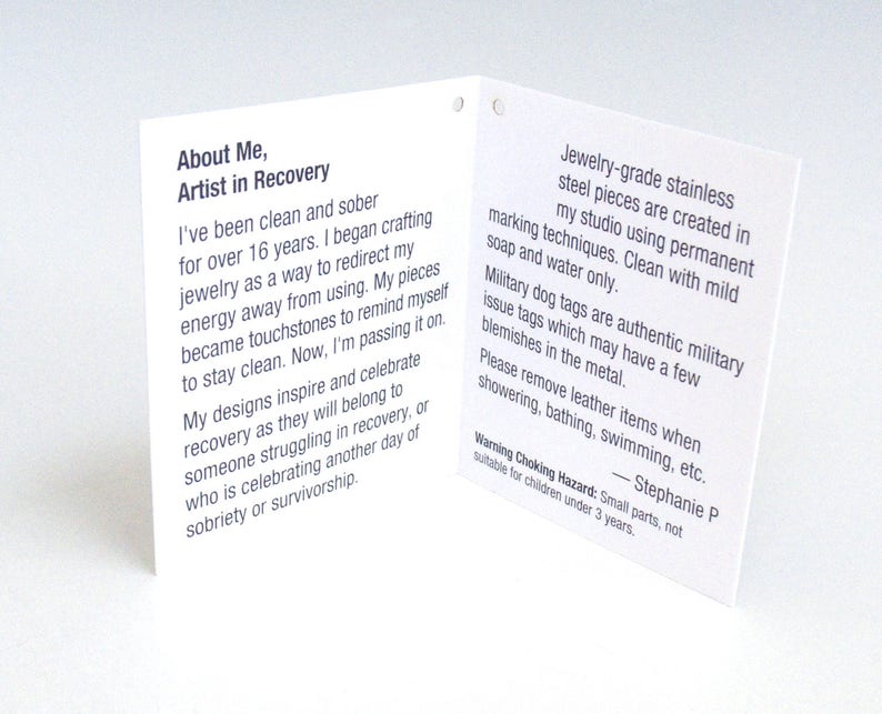 Narcotics Anonymous 3rd Step Prayer Medallion Necklace Men - Etsy