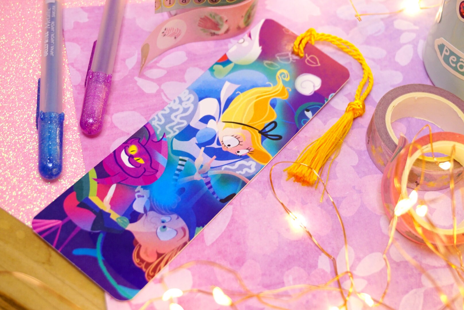 Alice In Wonderland Bookmark Magical Bookmark Great Book | Etsy