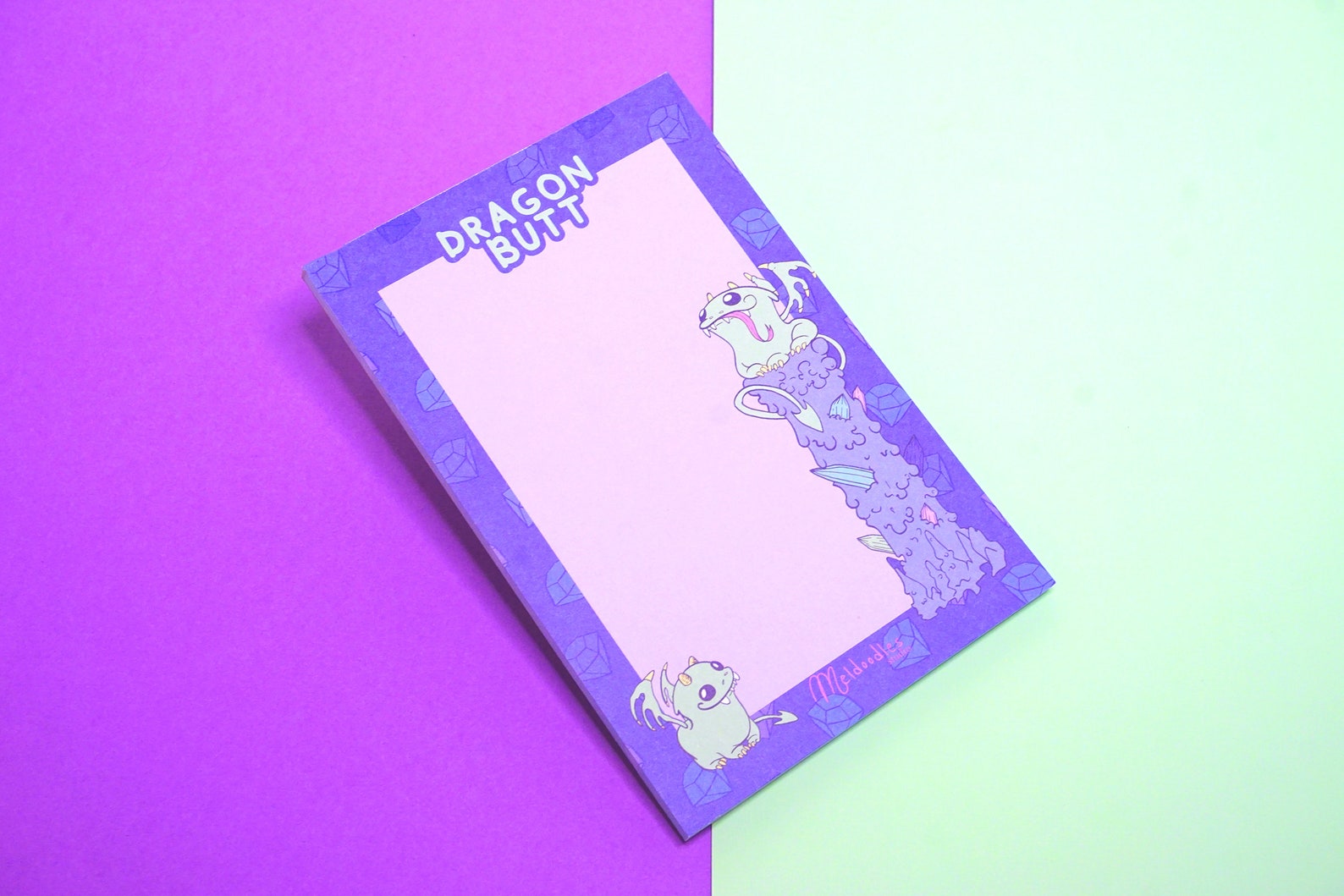 Dragon Notepad Kawaii Notepad Magical Notepad Cute Memopad - Etsy
