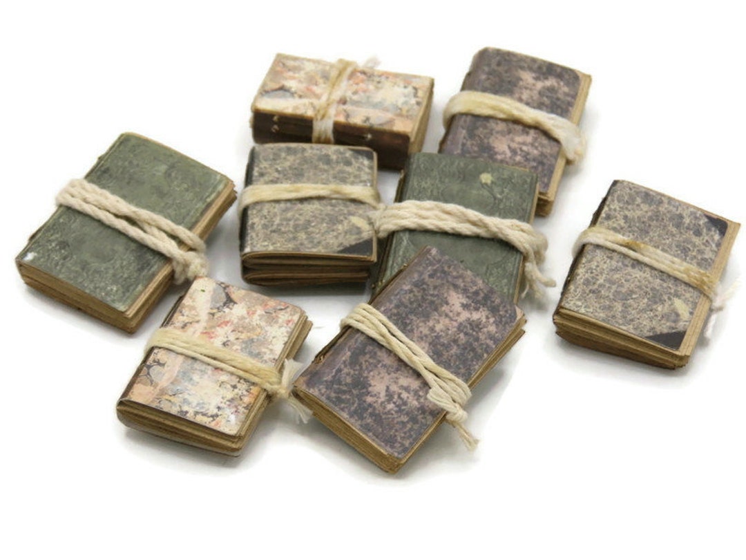 Miniature Journals Handmade Small Scale, Miniature Hand Sewn Book for ...