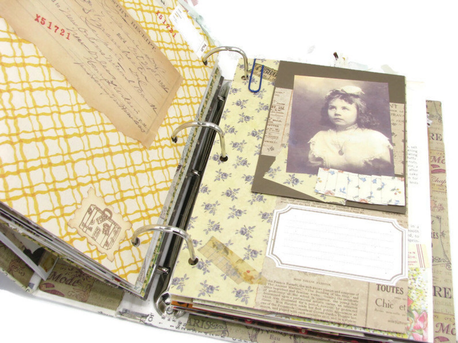 Junk Journal Diary Journaling Altered Three Ring Binder - Etsy