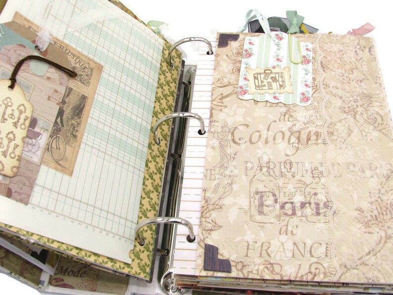 Junk Journal Diary Journaling Altered Three Ring Binder - Etsy