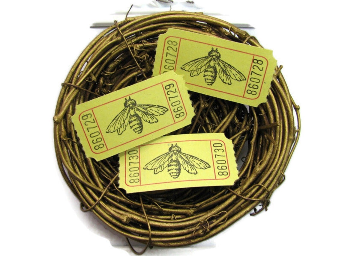 Bee Tickets Bumble Bee Theme Party Favors Honey Beehive - Etsy