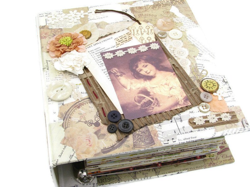 Junk Journal Diary Journaling Altered Three Ring Binder - Etsy