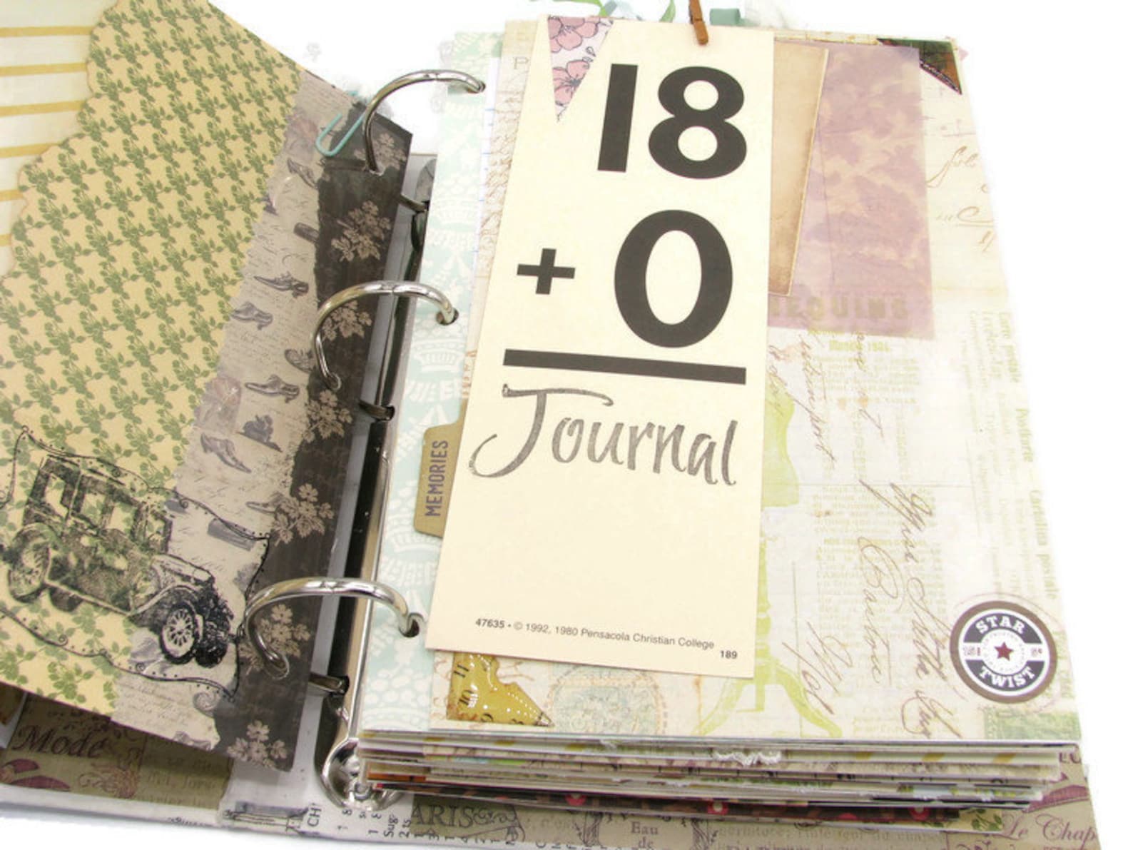 Junk Journal Diary Journaling Altered Three Ring Binder - Etsy