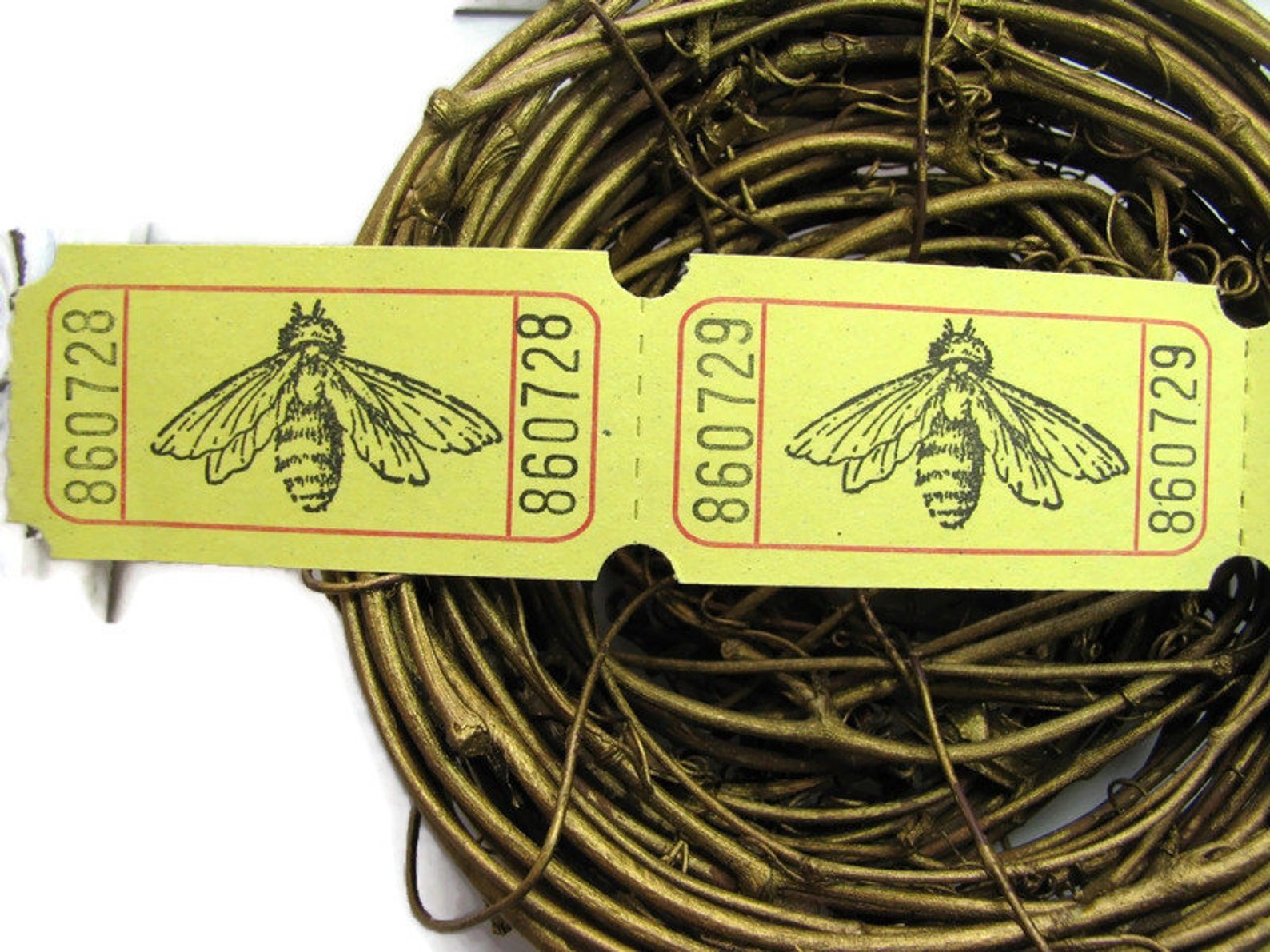 Bee Tickets Bumble Bee Theme Party Favors Honey Beehive - Etsy