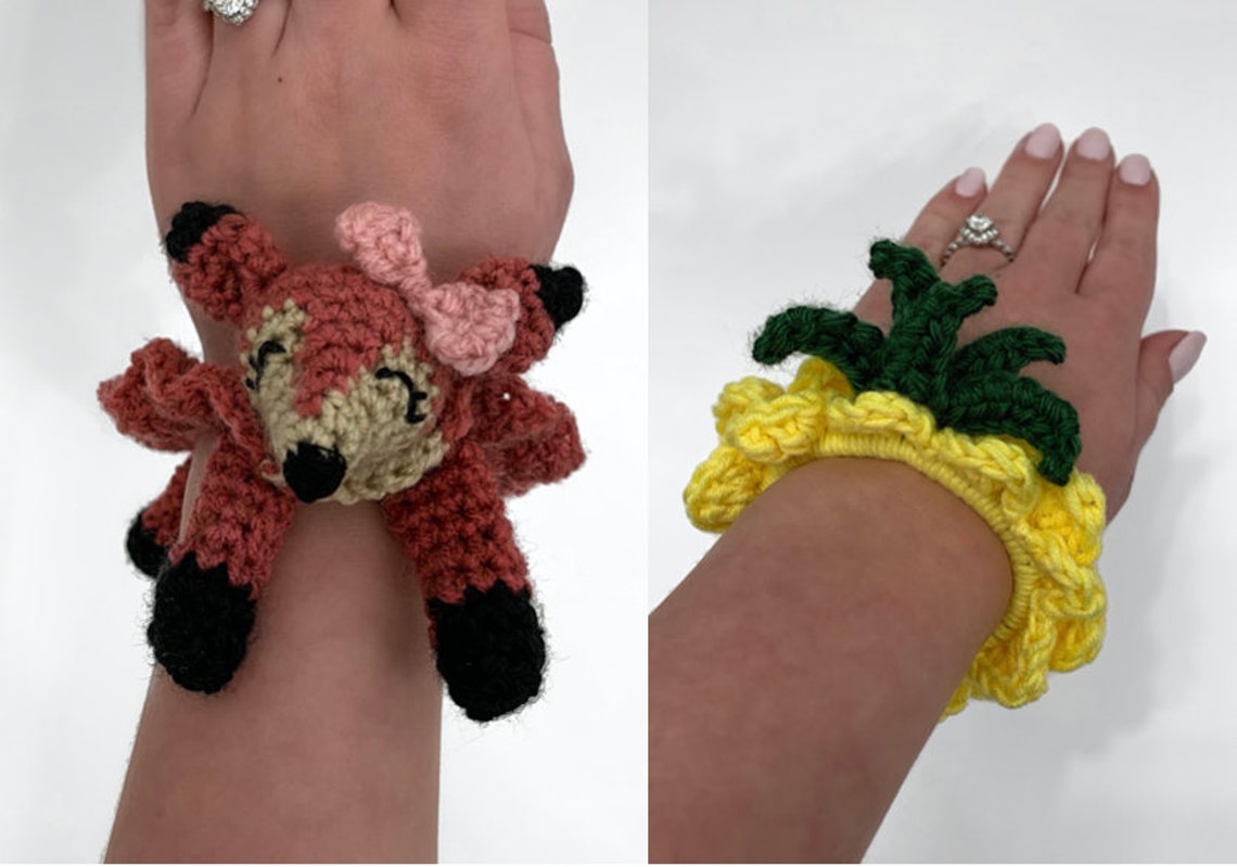 Animal Scrunchies Crochet Pattern Bundle PDF File | Etsy