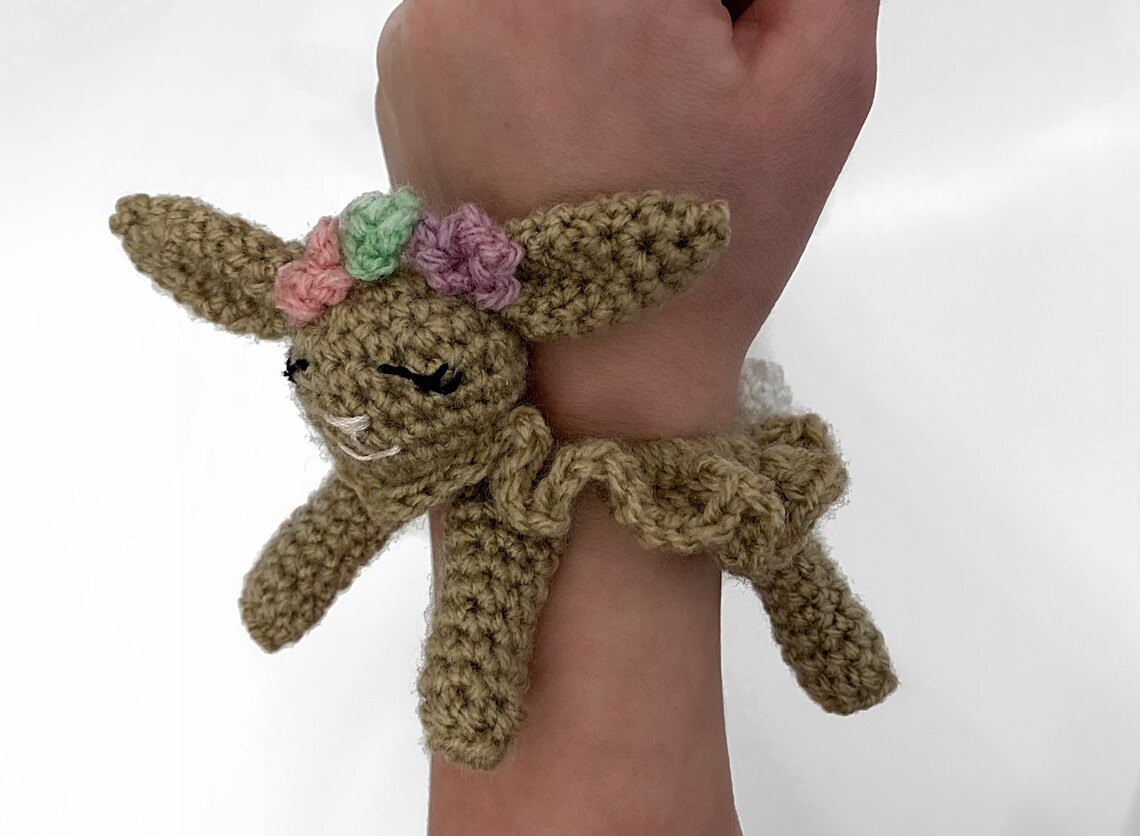 Bunny Scrunchies Crochet Pattern PDF File Instructions - Etsy