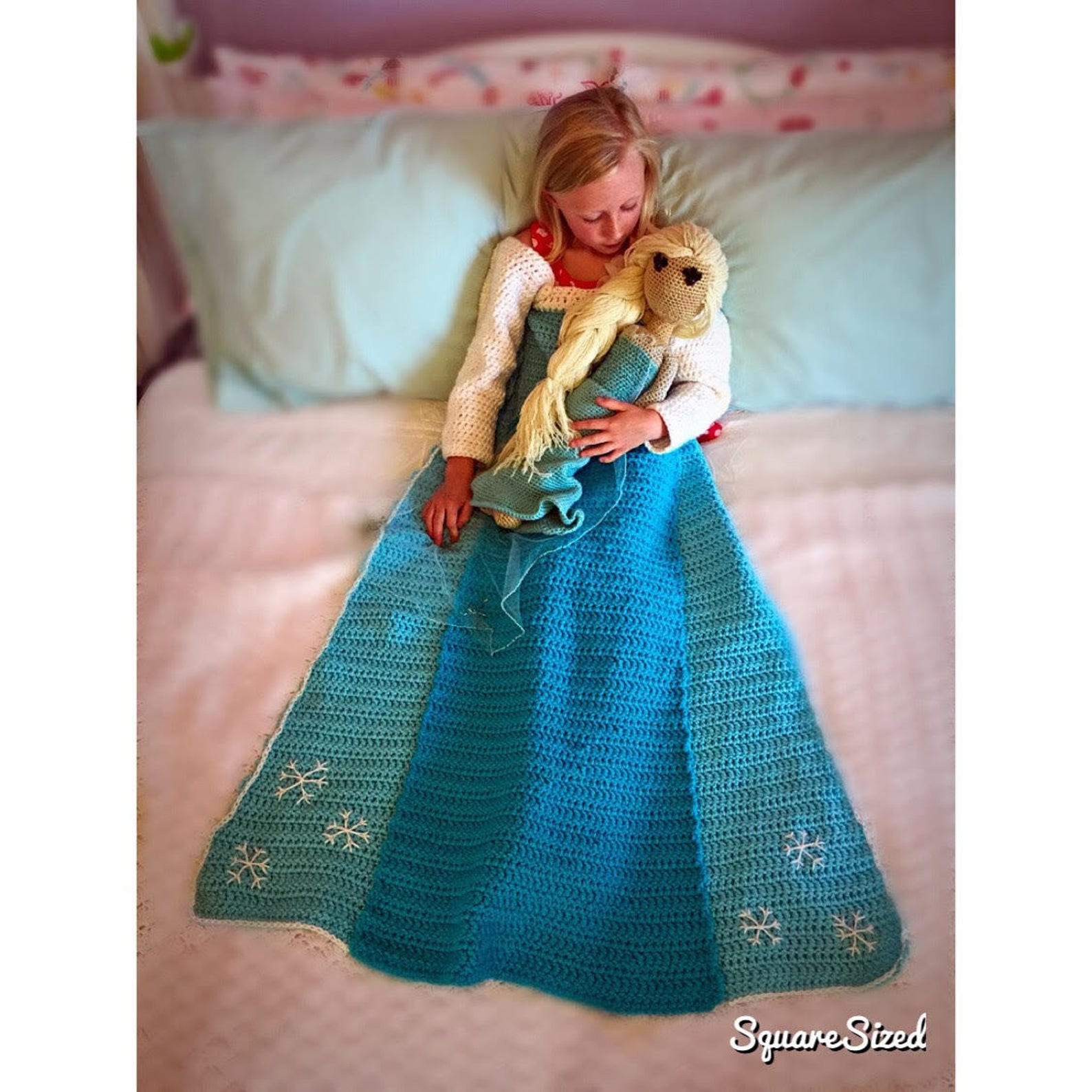 Elsa Crochet Blanket and Doll Patterns | Etsy
