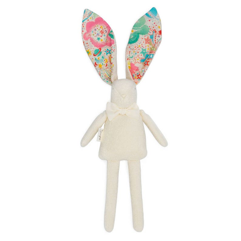 Bunny Rag Doll With Liberty of London milky Way - Etsy