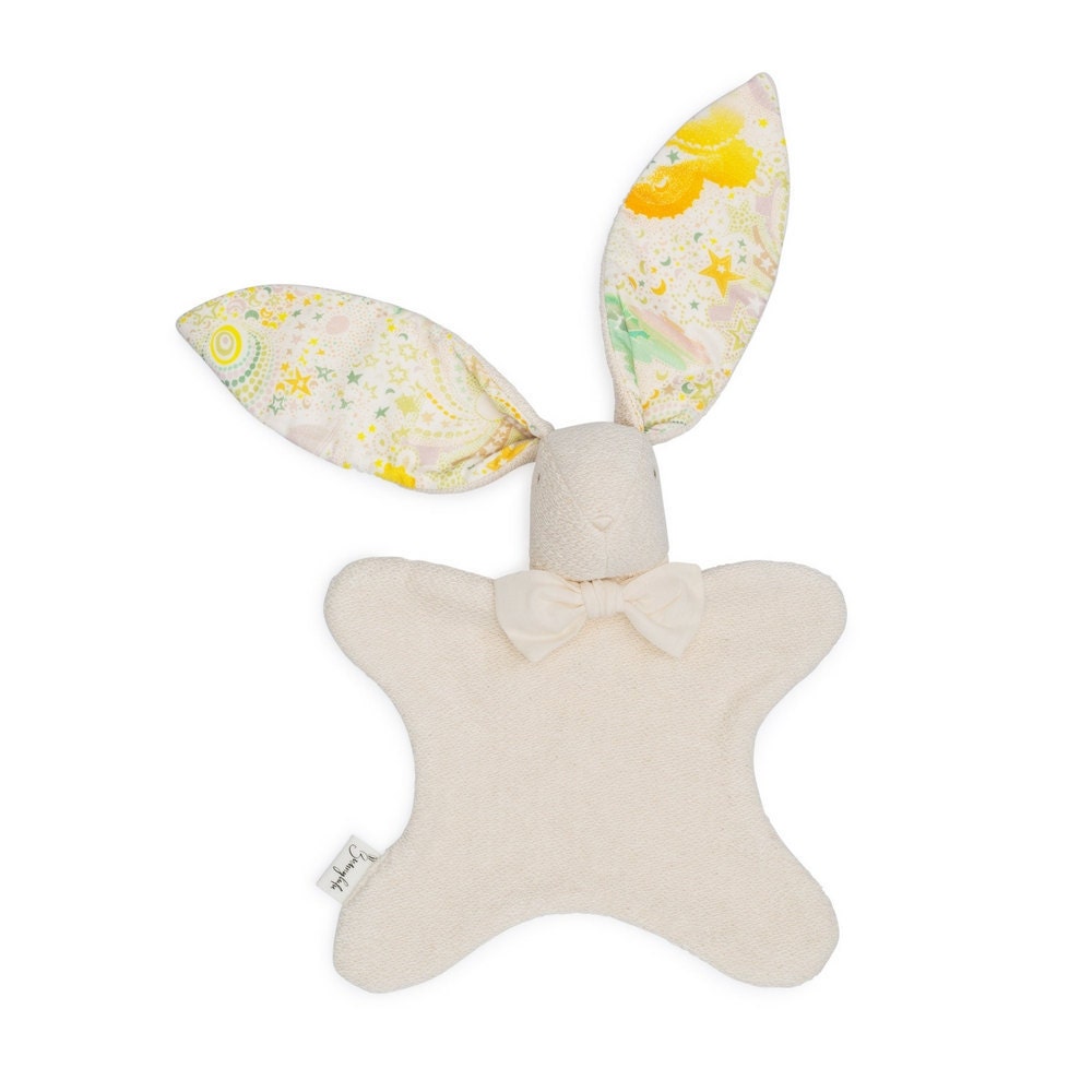 Heirloom Bunny Lovey Personalized Gift Organic Cotton | Etsy