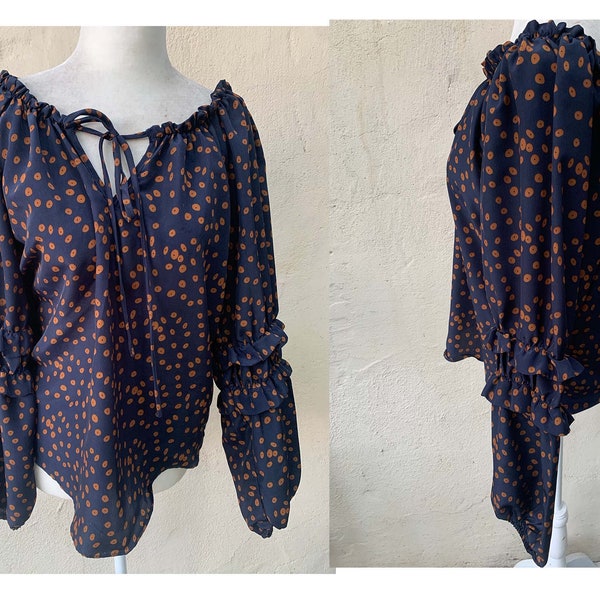 Rust Blouse - Etsy