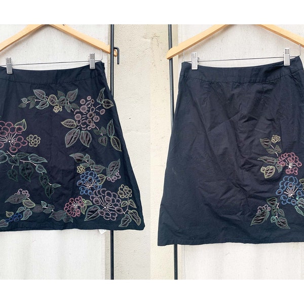 Embroidered Skirt - Etsy
