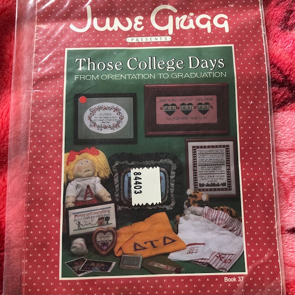 College Cross Stitch Pattern - Etsy