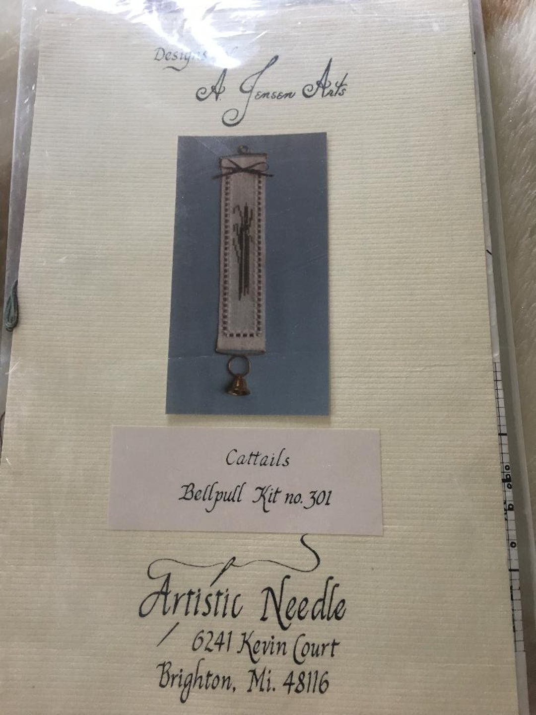 Cattails Bell Pull No. 301 A Jensen Arts Artistic Needle Cross Stitch ...