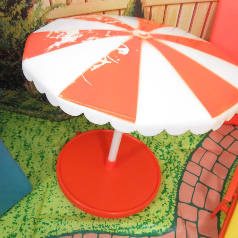 Sears Vintage 1970's Pool Side Doll Play Set for 11-1/2" Dolls Barbie ...