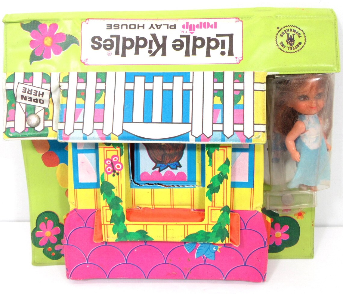 Mattel Liddle Kiddles Popup Play House 1967 Vintage Retro Doll Toy ...