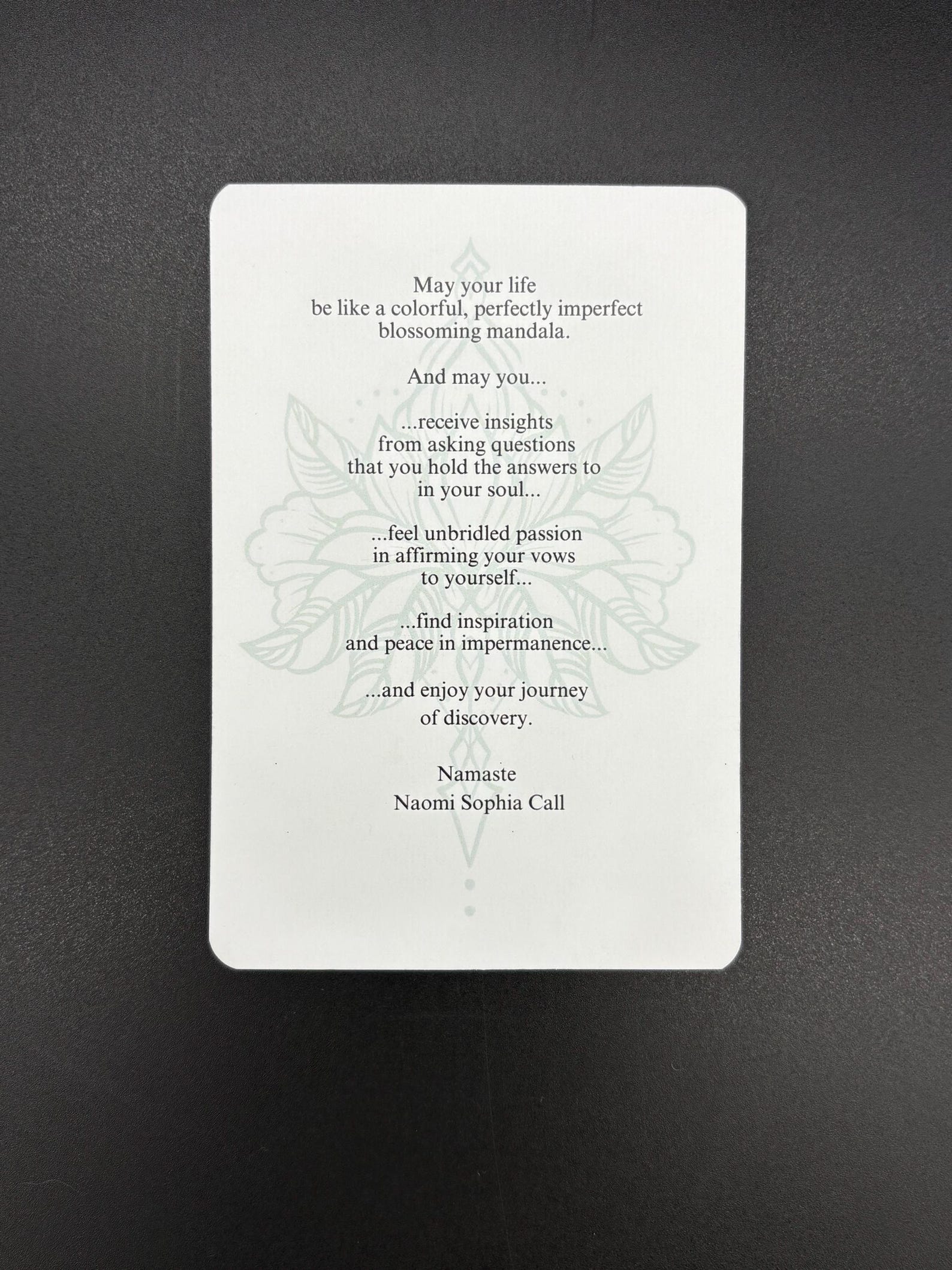 Mandala Messages. A Divine Oracle - Etsy