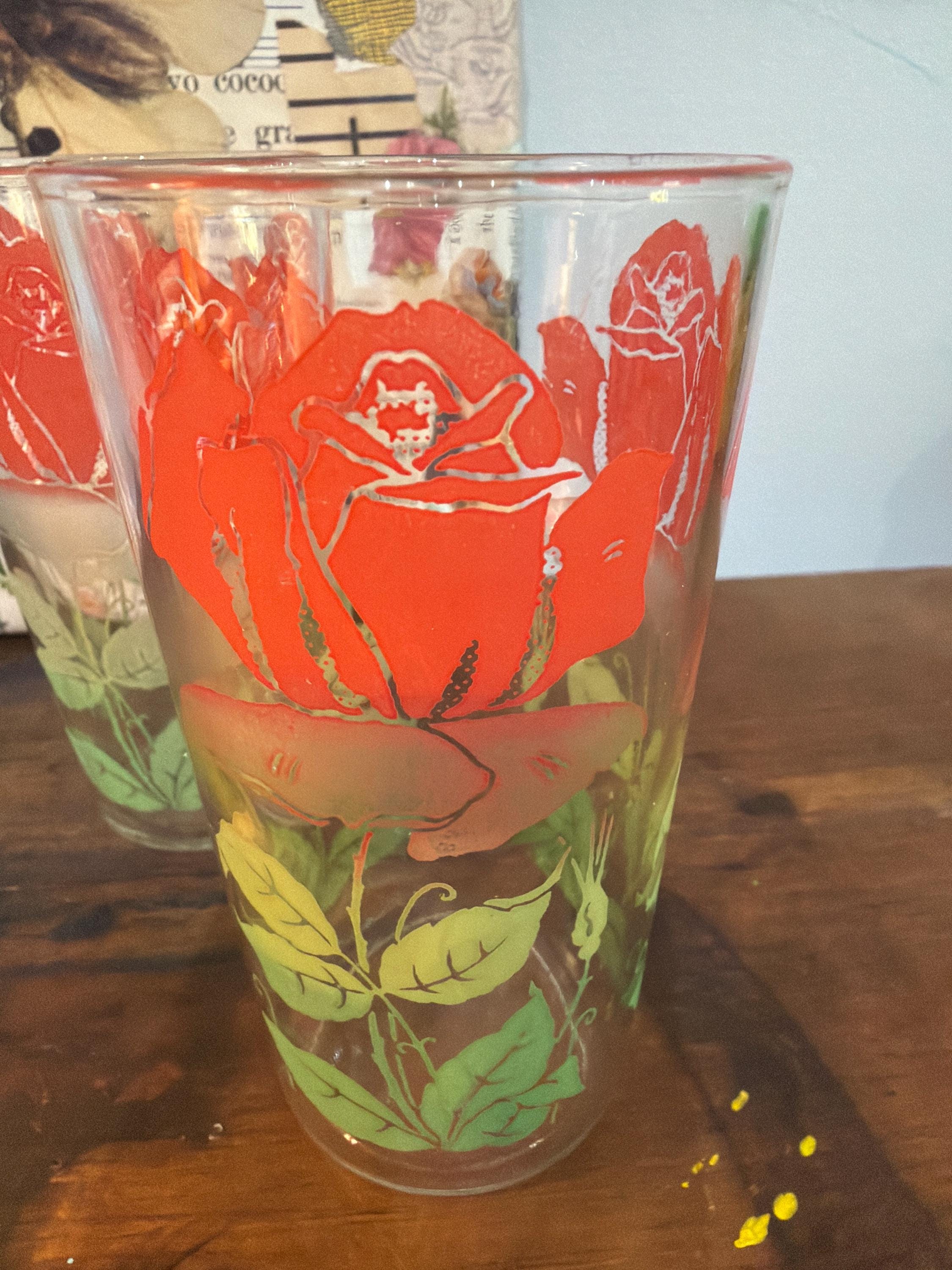 Vintage Juice Glasses - Etsy