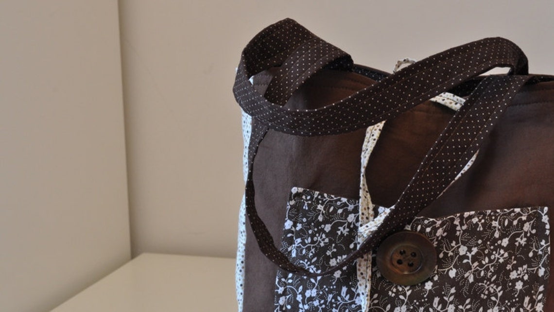 Rounded Tote Bag Sewing Patternrounded Bottom Tote Bageasy Tutorial ...