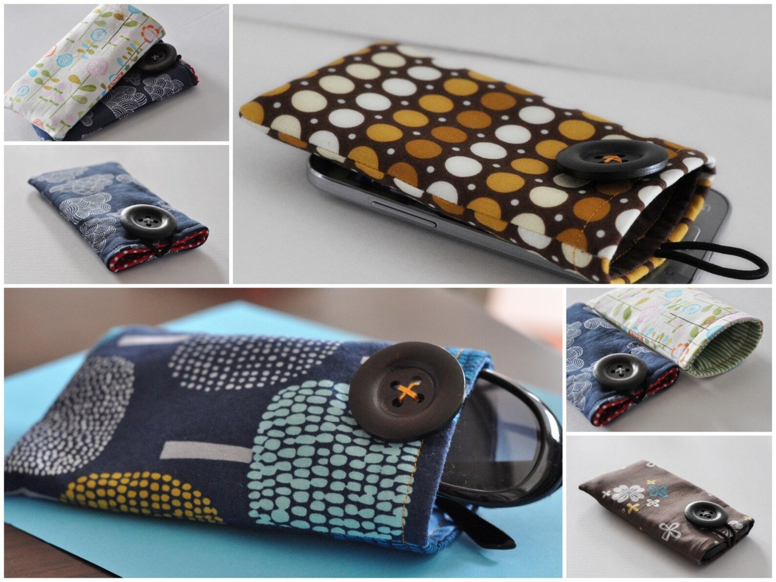 PHONE CASE PDF Easy Beginners Sewing Tutorial: Soft Fabric Case, Sleeve ...