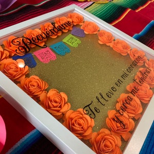 12"x12" Recuerdame Shadow Box, Ofrenda Shadow Box , Personalized Frame ...