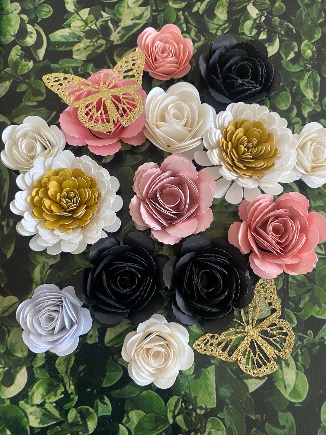Graduation Cap Topper Paper Flowers, Small Paper Flower Decoration ...