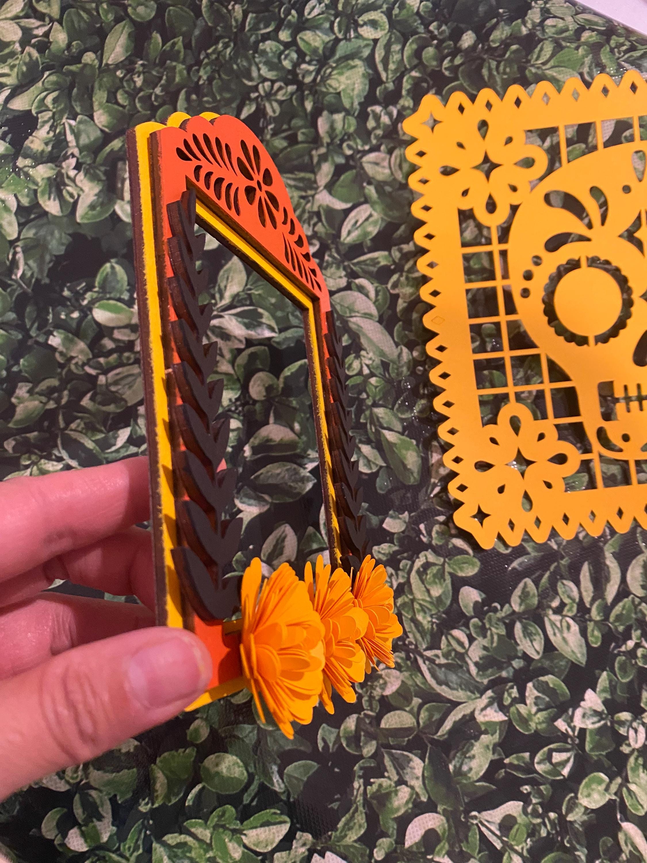 Day of the Dead Nicho Picture Frame, Nicho Wood Frame, Dia De Los ...