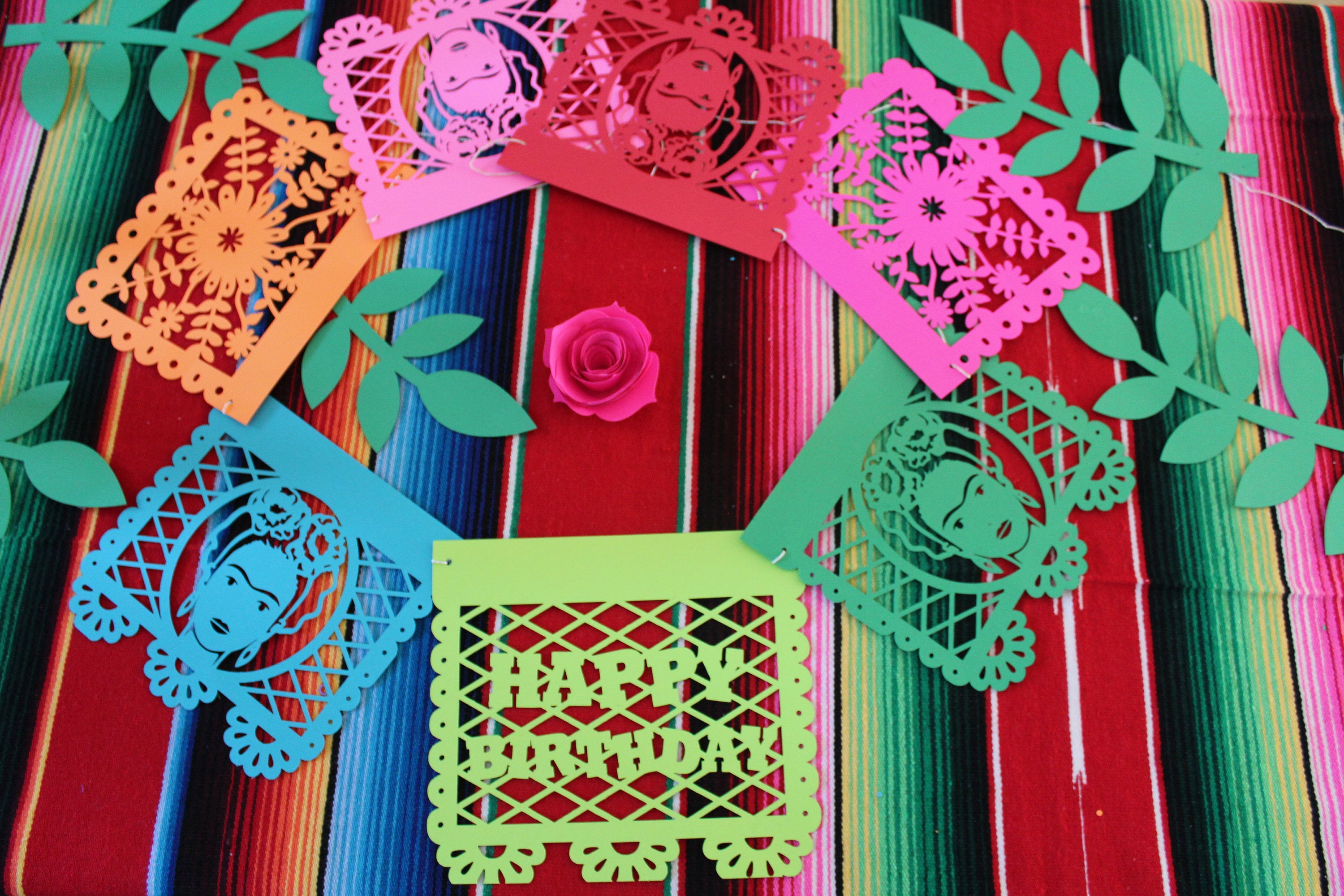 5ft Frida Kahlo Papel Picado Banner Fiesta Party Frida Party - Etsy Canada
