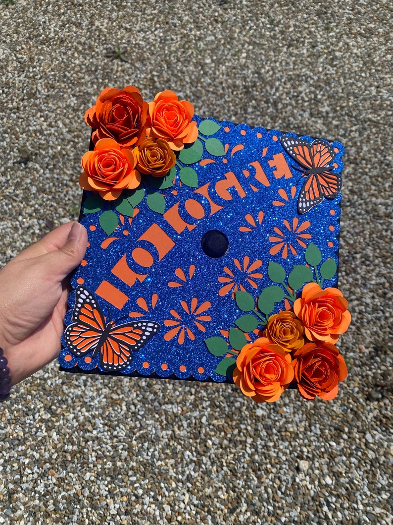 Lo Logre Mexican Graduation Cap Topper Personalized Grad Cap - Graduate ...