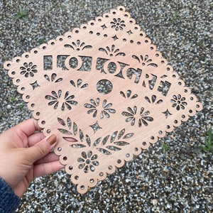 Mexican Lo Logré Graduation Cap Topper, Wood Grad Cap, Class of 2025 ...