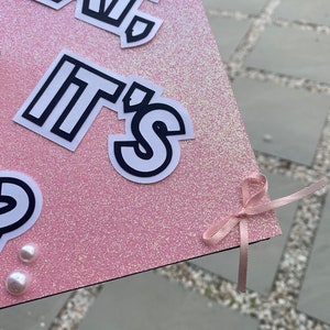 What? Like It’s Hard? Grad Cap Topper, Pink Graduation Cap Topper ...