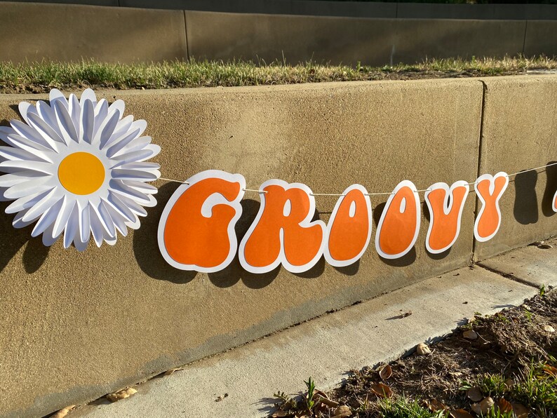Groovy Bride Banner 6ft Daisy Groovy Bride Banner 70s Theme - Etsy