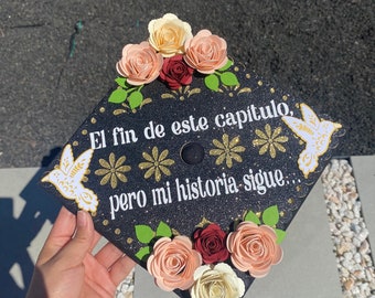 Graduation Cap Topper, Mexican Grad Topper, Papel Picado Graduation ...