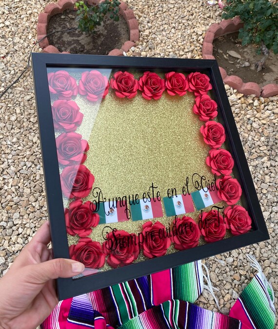 12x12 Mexican Theme Memorial Shadow Box 3D Shadow - Etsy