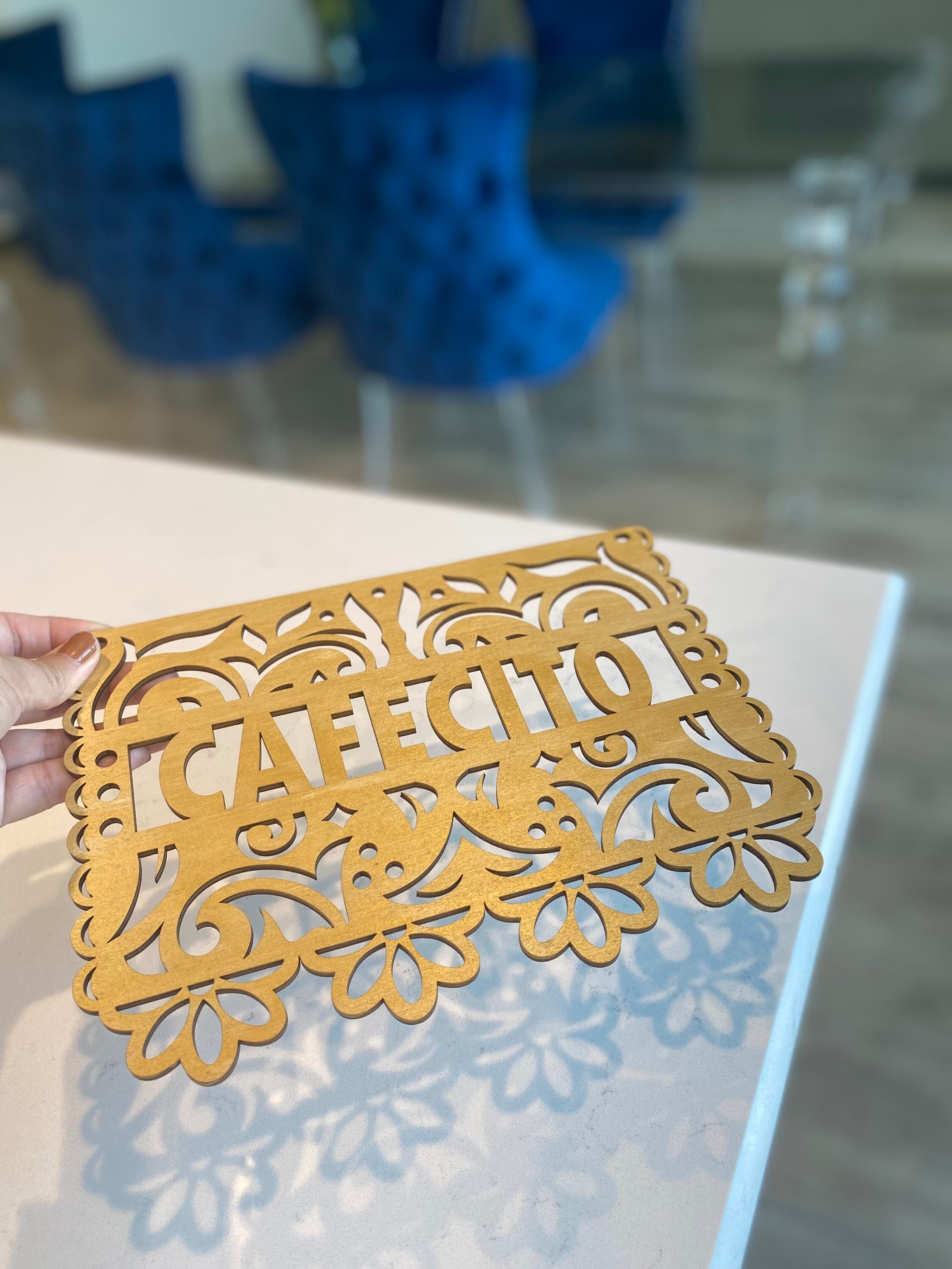Custom Papel Picado Mexican Name Sign, Wood Papel Picado Name Home ...