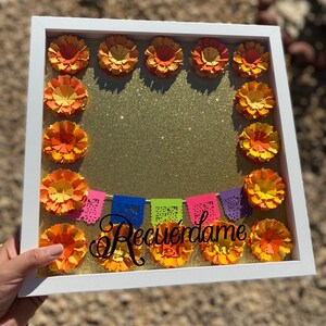 Recuerdame Shadow Box, Memorial Shadow Box, Ofrenda, Memorial Shadow ...