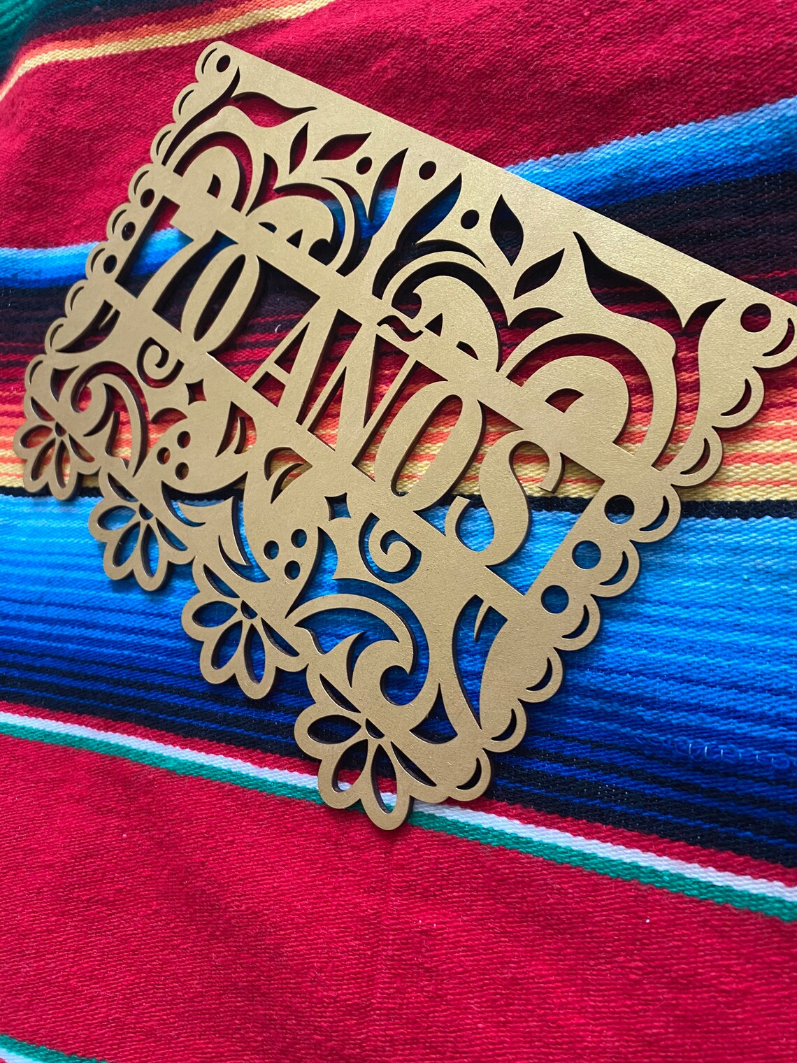 Custom Papel Picado Mexican Name Sign, Wood Papel Picado Name Home ...