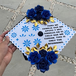 Custom Mexican Papel Picado Graduation Cap Topper, Personalized Grad ...