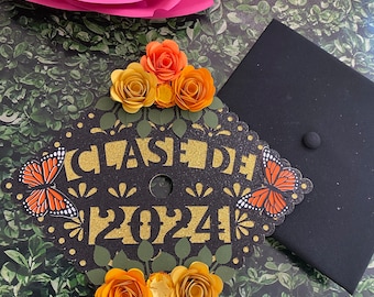 Mexican Monarca Graduation Cap Topper Personalized Grad Cap Graduate ...