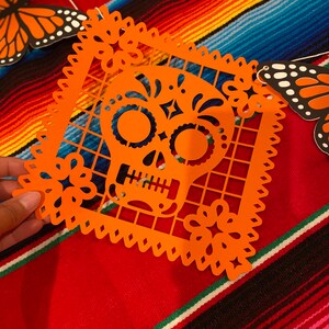 Ofrenda Día De Los Muertos Papel Picado Banner, Ofrenda Banner, Day of ...