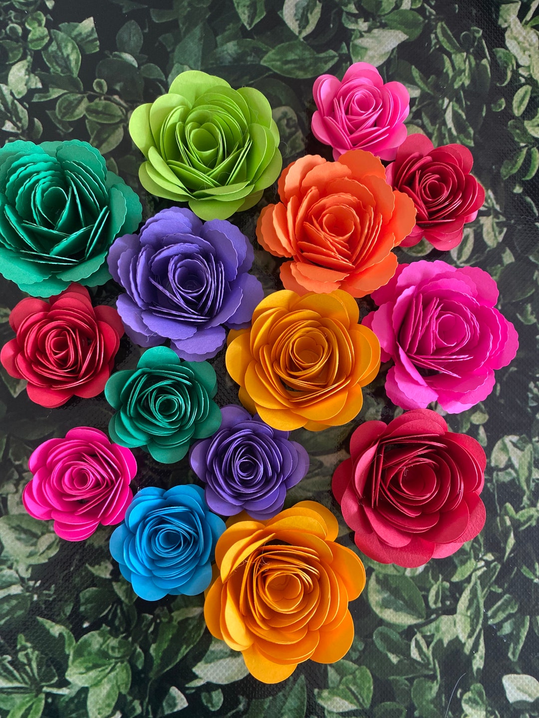 Graduation Cap Topper Paper Flowers, Small Paper Flower Decoration ...