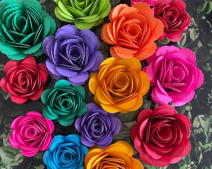 Graduation Cap Topper Paper Flowers, Small Paper Flower Decoration ...