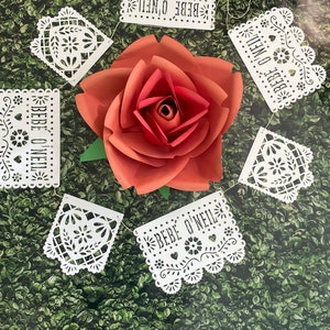 Baby Shower Fiesta Party Papel Picado Banner, Custom Papel Picado ...