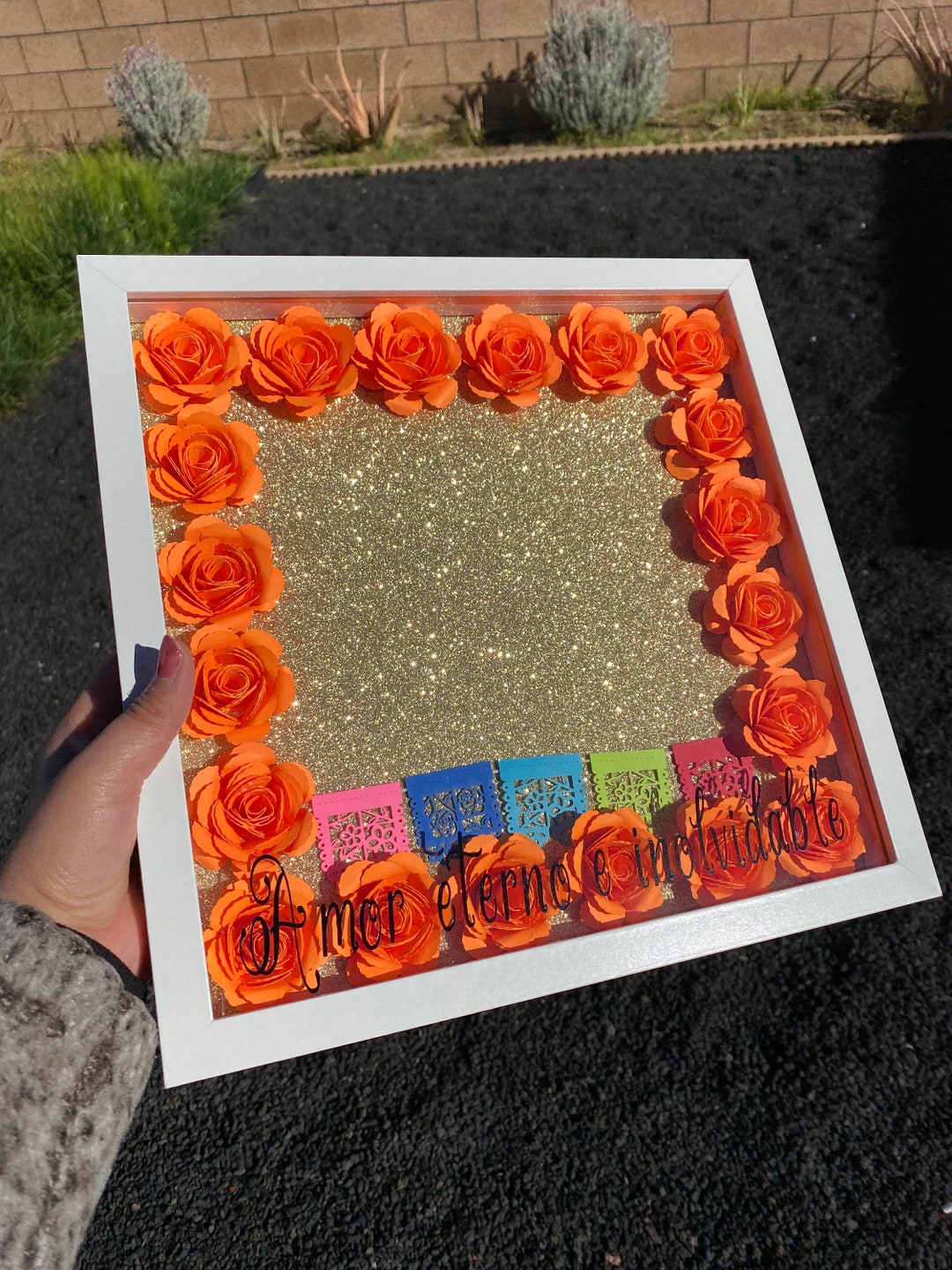 12"x12" Amor Eterno Memory Box, Remember Me Shadow Box, Ofrenda ...