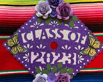 Mexican Monarca Graduation Cap Topper Personalized Grad Cap Graduate ...