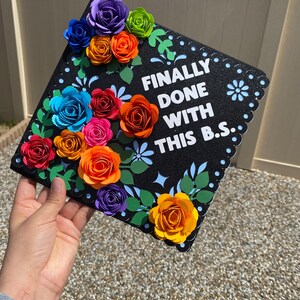 Personalized Mexican Papel Picado Graduation Cap Topper, Personalized ...