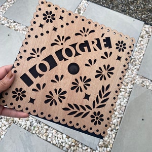 Mexican Lo Logré Graduation Cap Topper, Wood Grad Cap, Class of 2025 ...