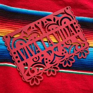Custom Papel Picado Mexican Name Sign, Wood Papel Picado Name Home ...