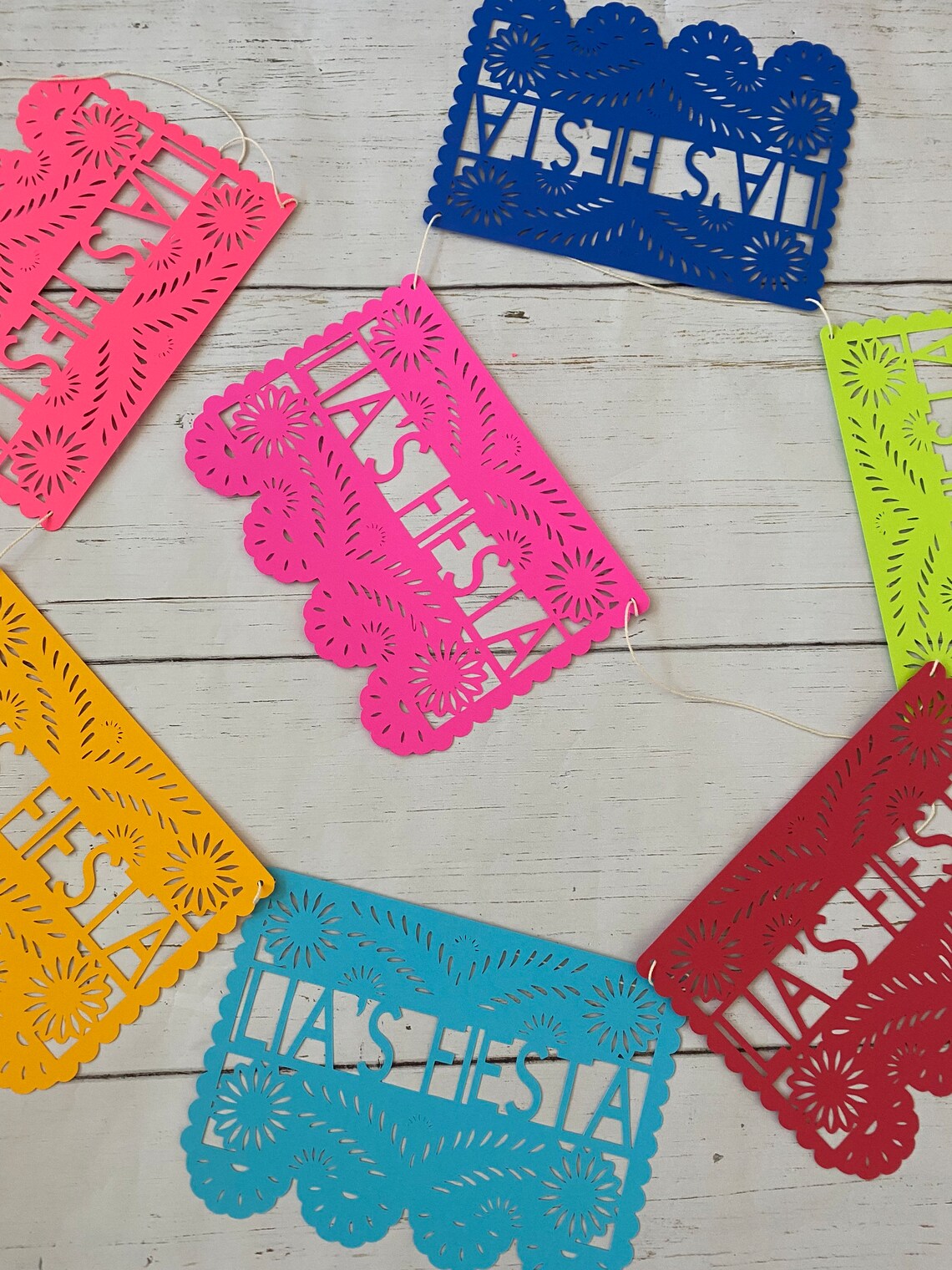 6f Custom Fiesta Party Papel Picado Banner Party Decor - Etsy